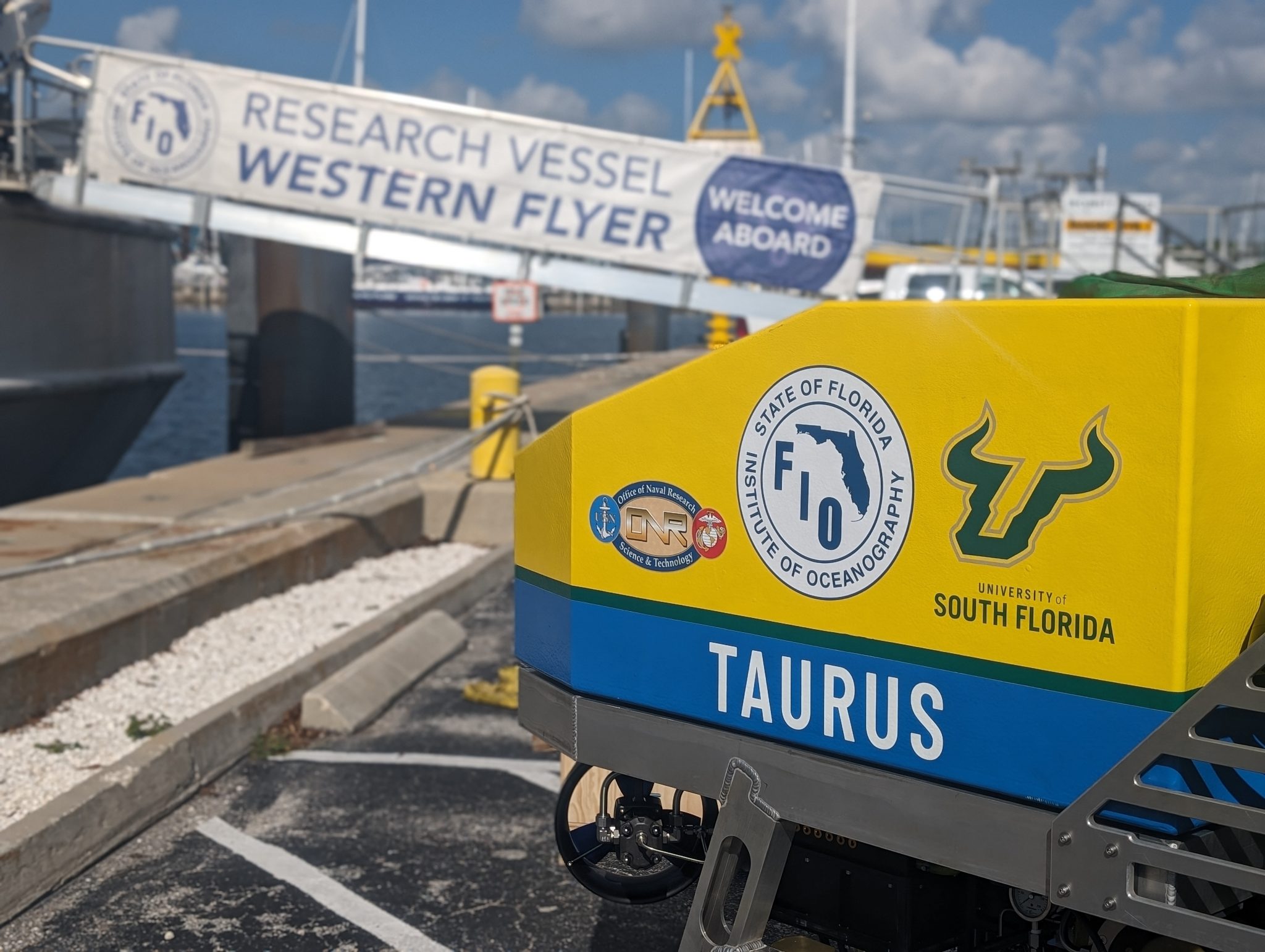 USF and Florida Institute of Oceanography’s new remotely operated ...